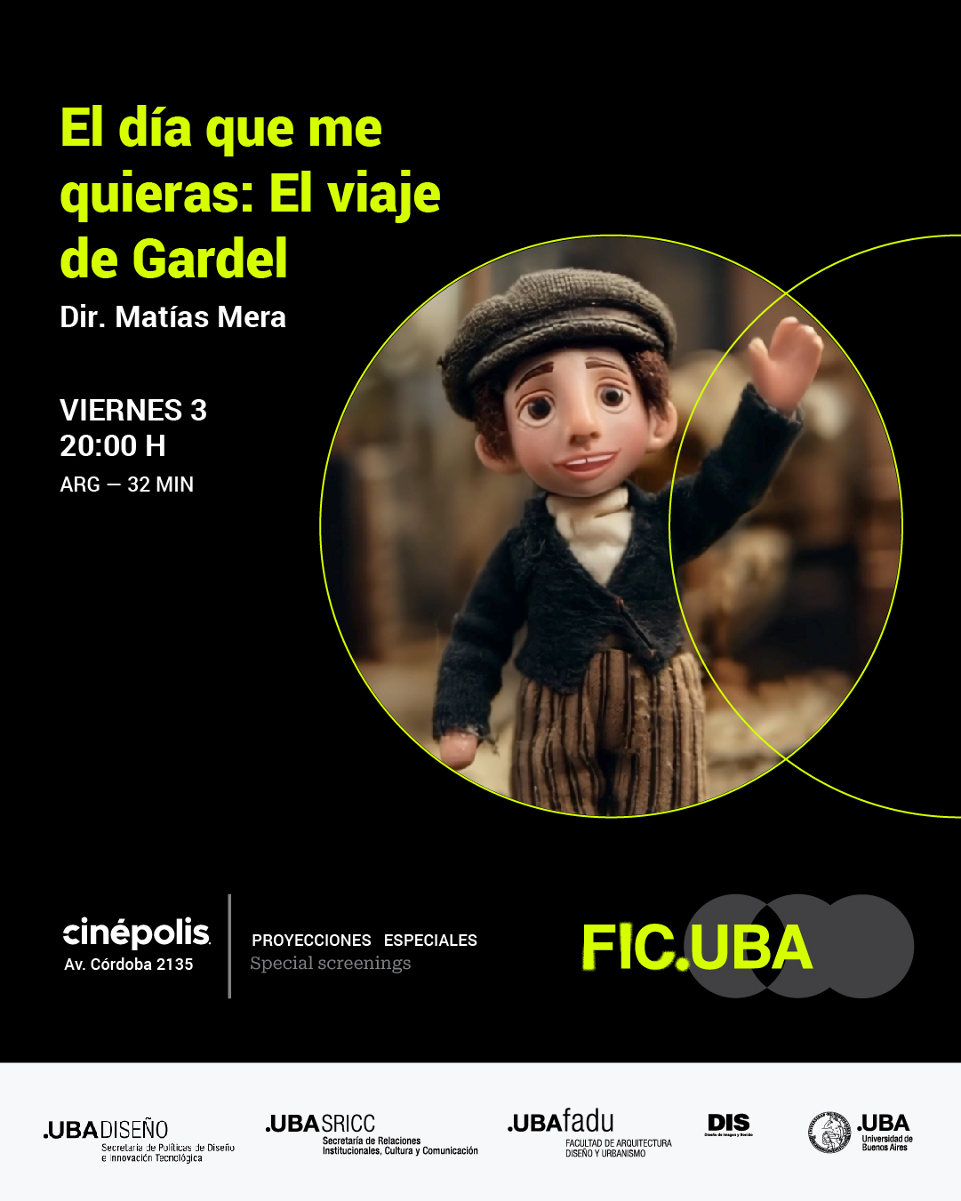 Lorna TV: FIC.UBA estrena un corto animado sobre Carlos Gardel, a 90 ...
